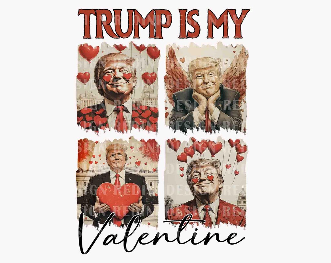 Donald Trump Valentines PNG, Happy Valentines Day, Trump President Png ...