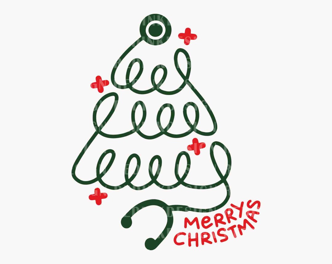 Christmas Nurse SVG, Merry Christmas Svg, Christmas Tree Svg, Christmas ...