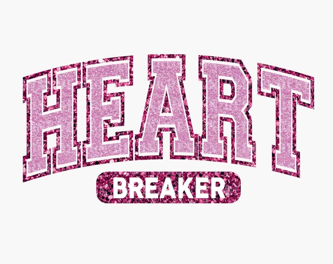 Glitter Heartbreaker Valentine PNG, Happy Valentine Png, Valentine's ...