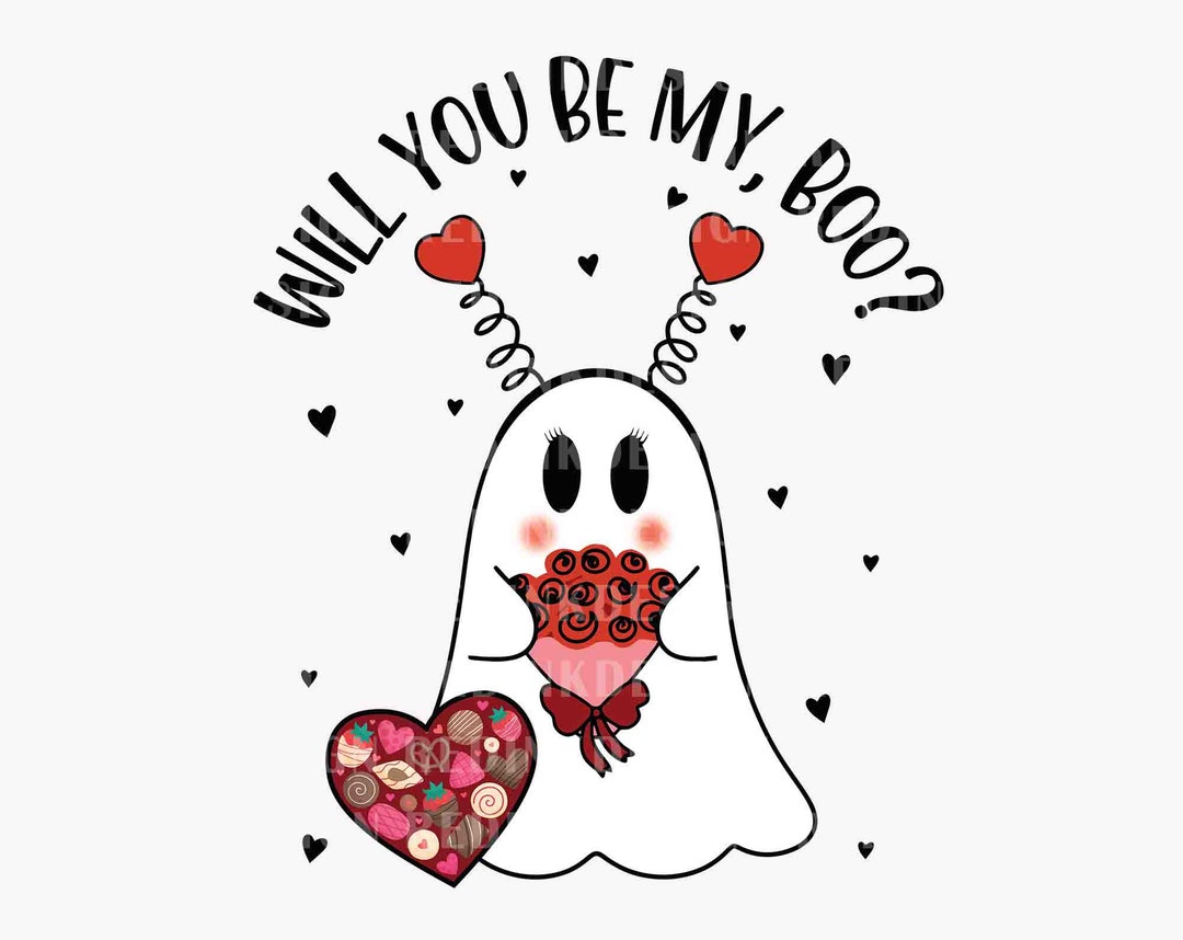 Will You Be My Boo PNG, Happy Valentine Png, Valentine's Day Png, Be My ...