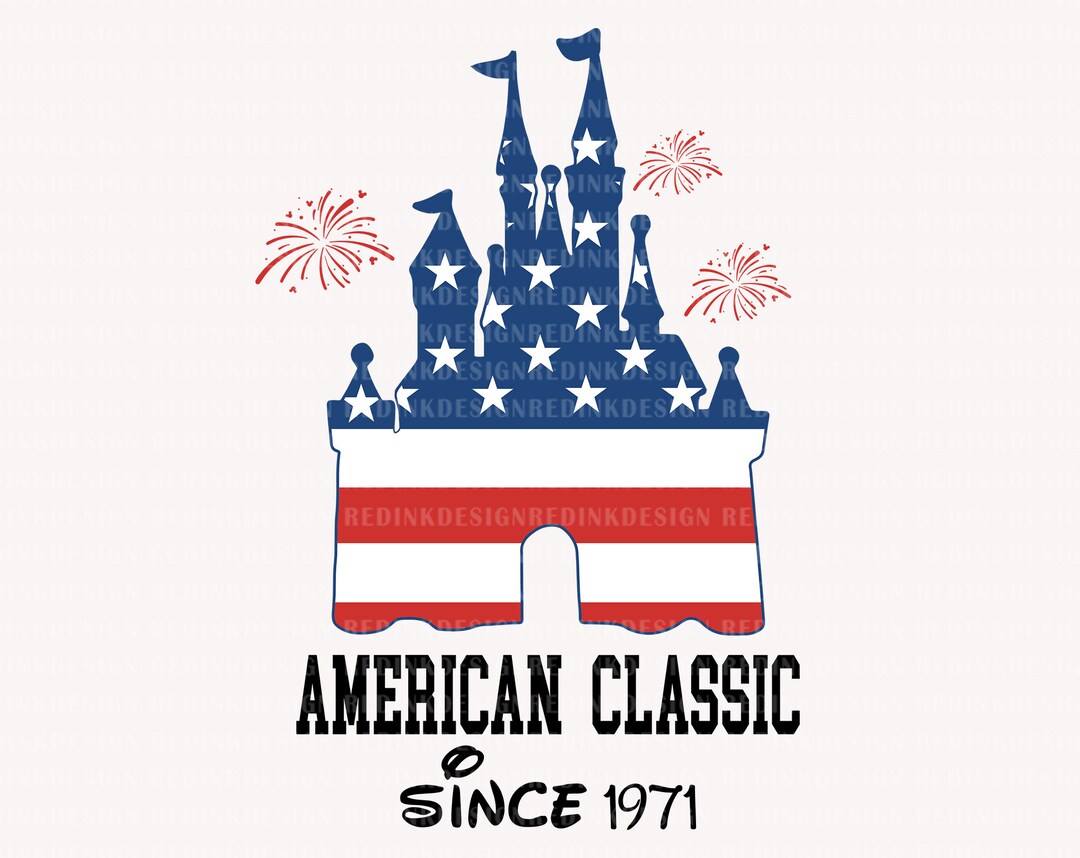 American Classic Since 1971 Svg, Happy 4th of July Svg, Magical Castle ...
