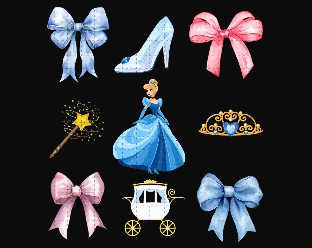 Watercolor Princess Coquette Bow PNG, Princess Coquette, Pink Ribbon ...