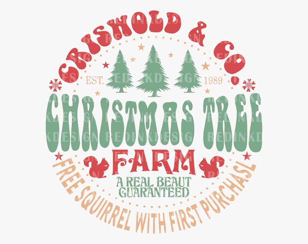 Christmas Tree Farm PNG Merry Christmas Png Xmas Holiday - Etsy