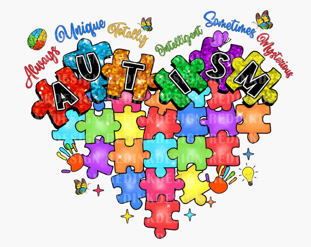 Always Unique Totally Intelligent Sometimes Mysterious PNG, Autism ...