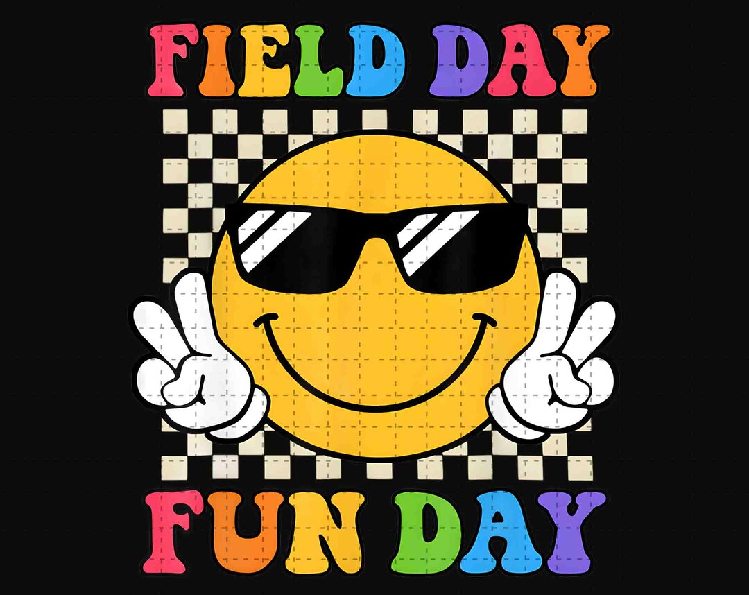 Field Day Fun Day PNG, Field Day Vibes Png, Smiley Face Png, Field Day ...