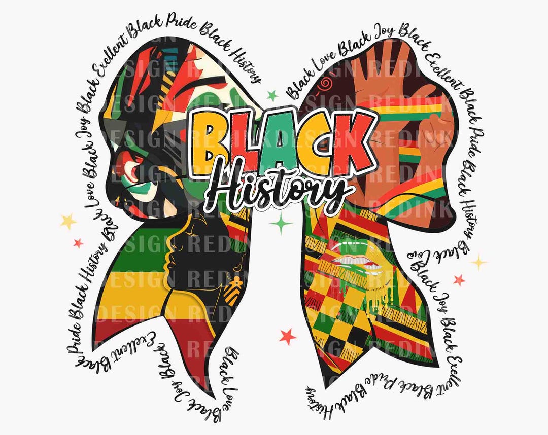 Black History Month PNG, Black Pride Coquette Png, Black the Prime ...