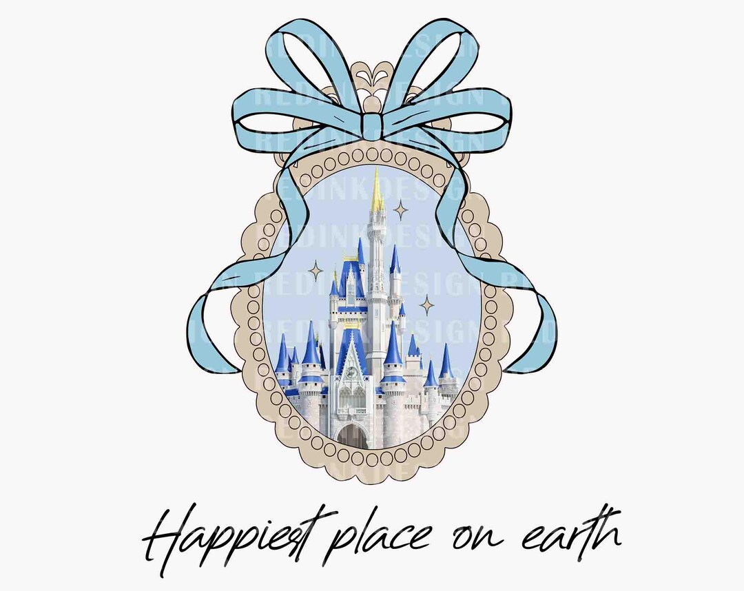 Happiest Place on Earth Png, Princess Coquette, Castle Bow Coquette ...