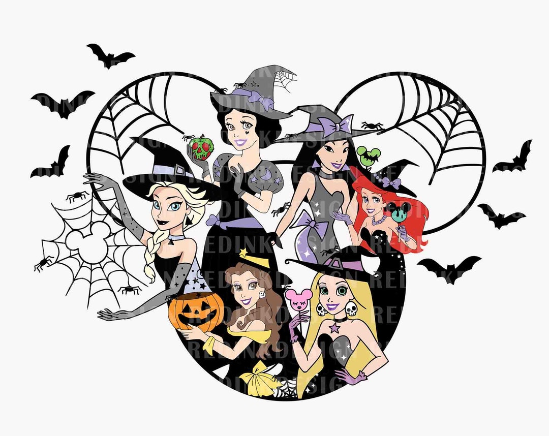 Halloween Princess PNG Retro Halloween Png Spooky Season - Etsy