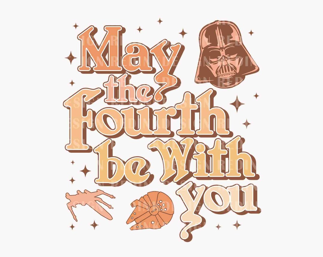 Retro May the 4th Be With You 2024 SVG, May 4th Svg, Television Series ...