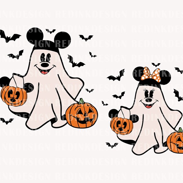 Mickey Mouse Halloween Ghost Svg - Etsy