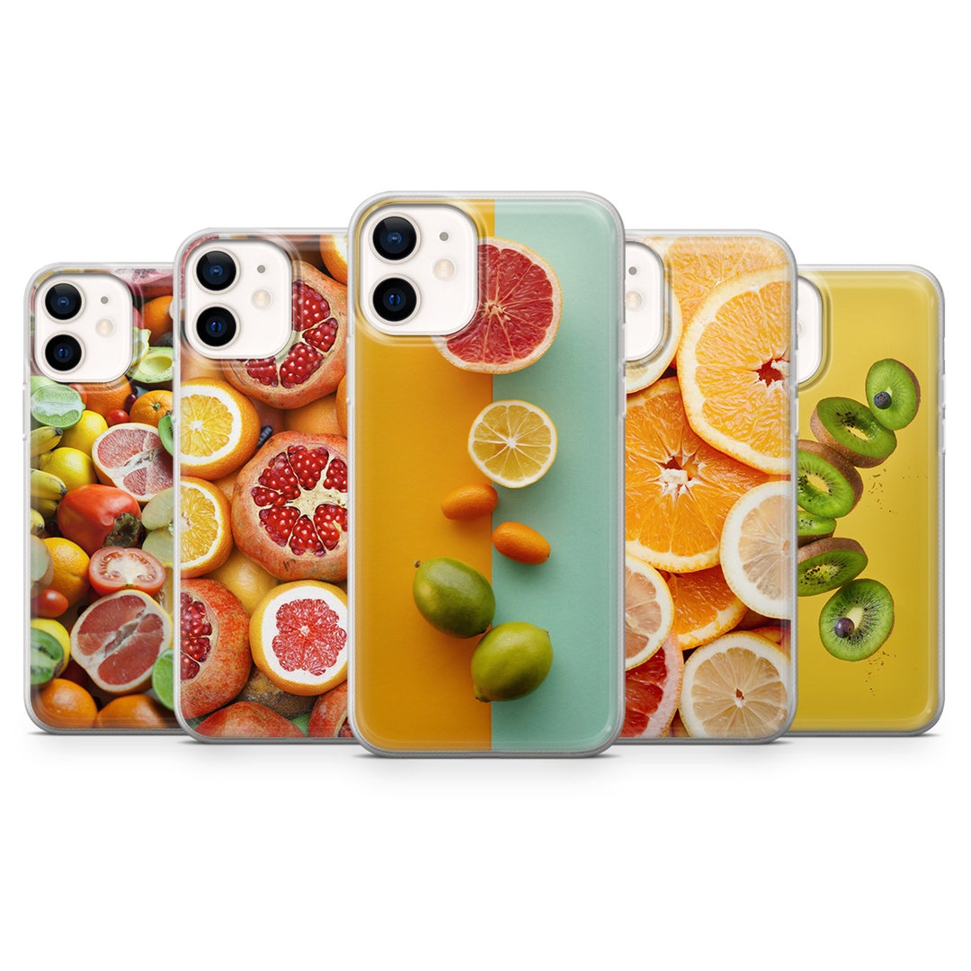 Fruits Phone Case Orange Cover Fit for iPhone 15 Pro, 14, 13, 12, 11 ...