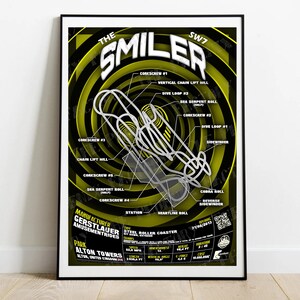 The Smiler SW7 Alton Towers Gerstlauer Rollercoaster Layout The Smiler SW7 Alton Towers Gerstlauer Rollercoaster Layout