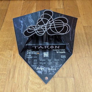 Taron - Phantasialand | Intamin: Rollercoaster Layout Popup Card - Etsy