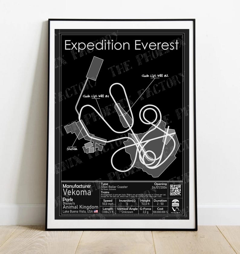Expedition Everest - Disney's Animal Kingdom | Vekoma : Rollercoaster ...