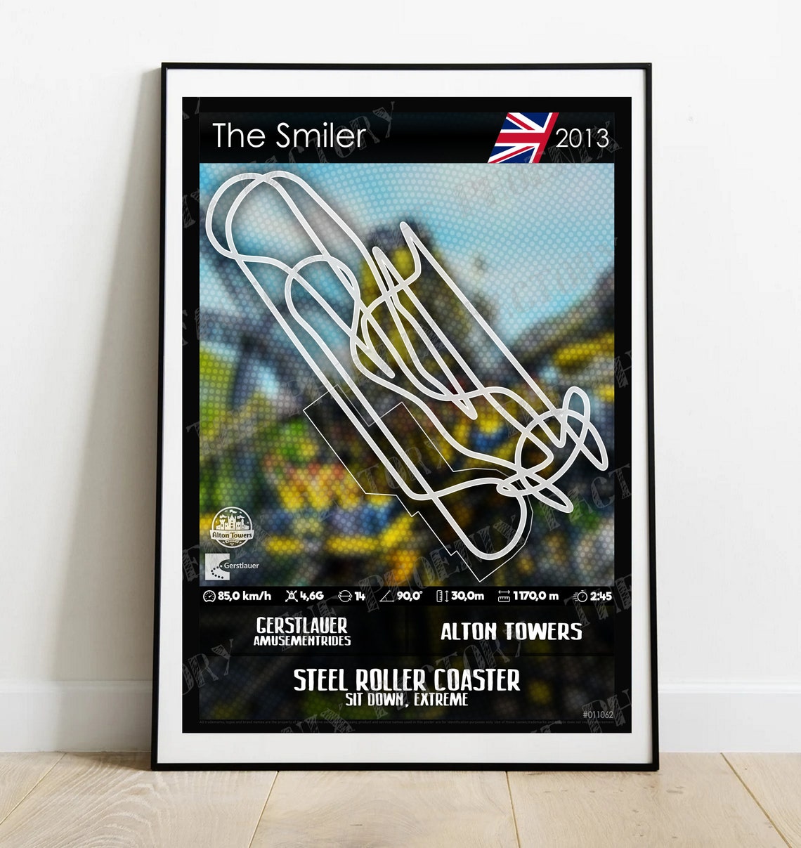 The Smiler (SW7) - Alton Towers | Gerstlauer : Rollercoaster Layout ...