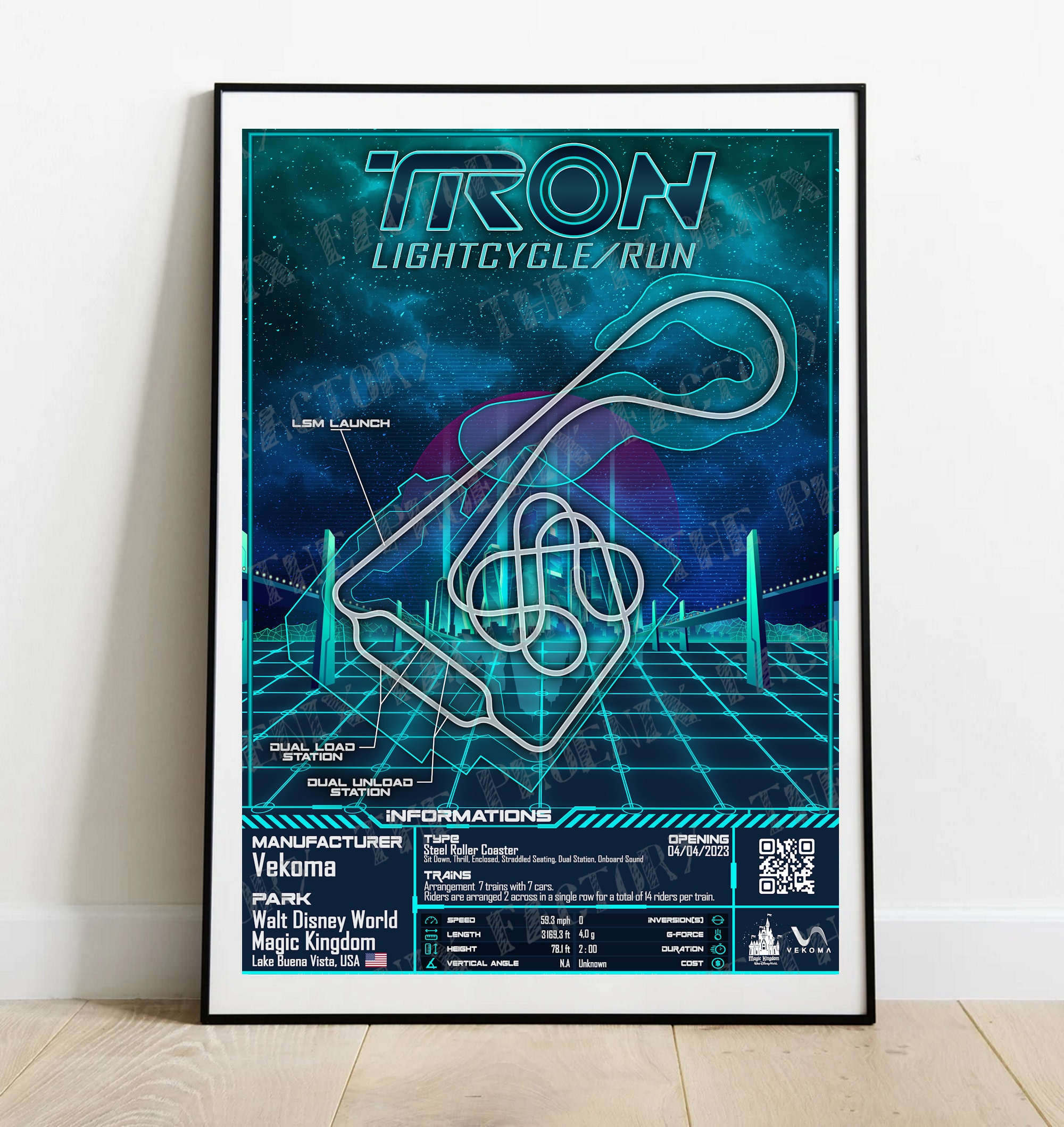 TRON Lightcycle/Run Walt Disney World Magic Kingdom Vekoma ...