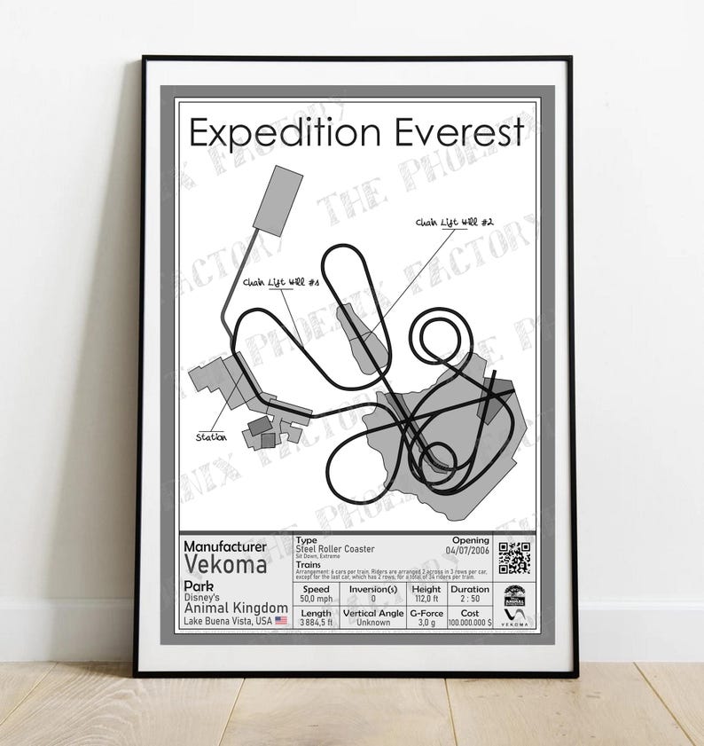 Expedition Everest - Disney's Animal Kingdom | Vekoma : Rollercoaster ...