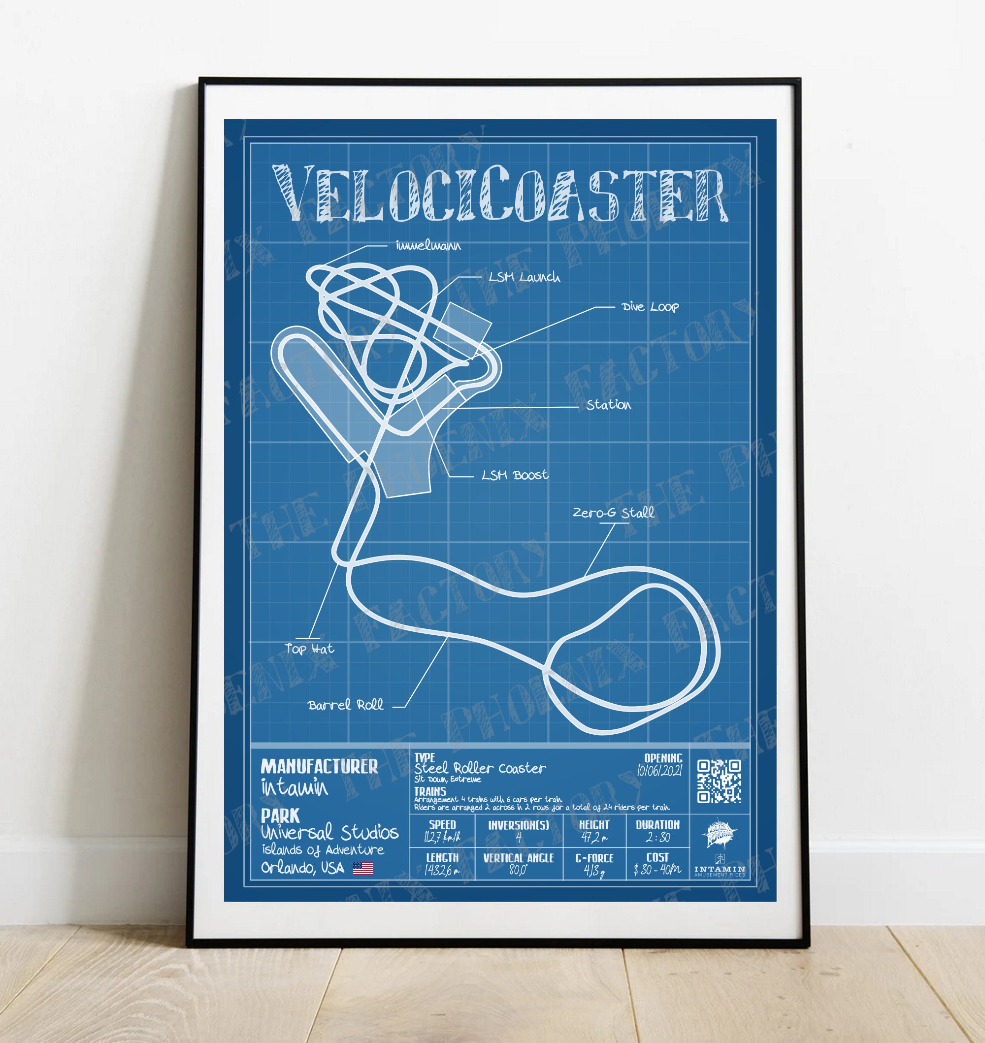 VelociCoaster Abenteuerinseln der Universal Studios Intamin: Achterbahn ...