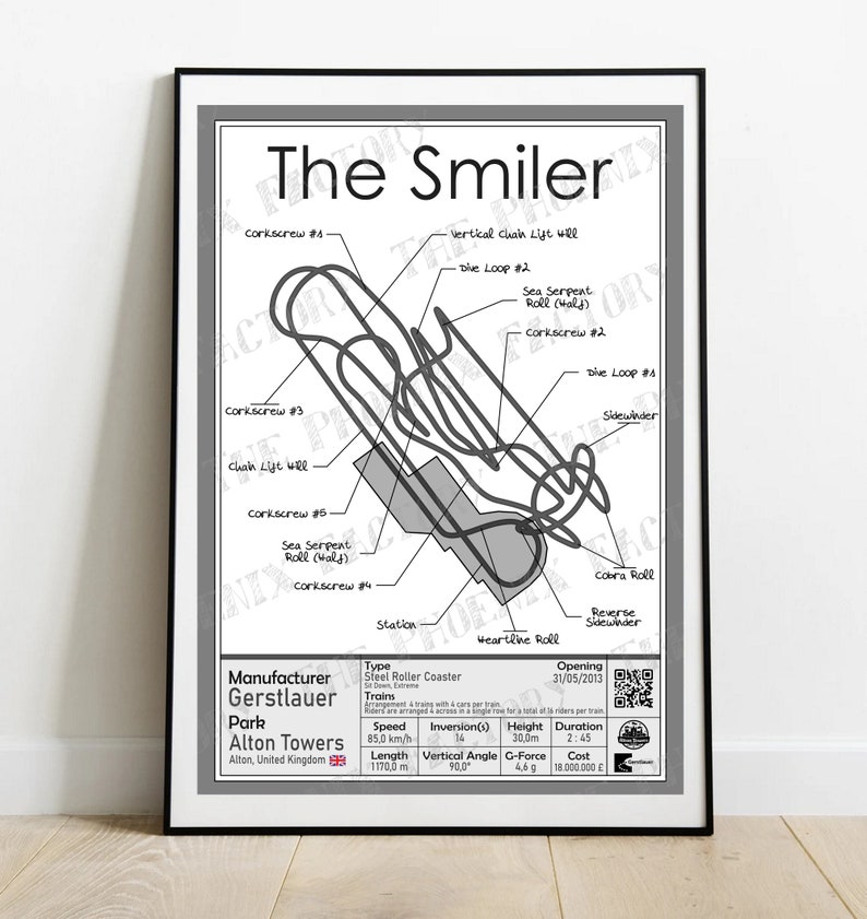The Smiler (SW7) - Alton Towers | Gerstlauer : Rollercoaster Layout ...