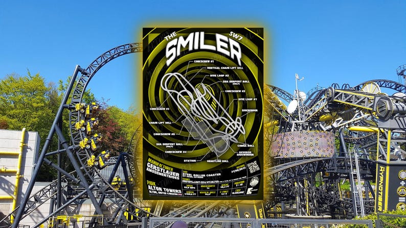 The Smiler (SW7) - Alton Towers | Gerstlauer : Rollercoaster Layout ...
