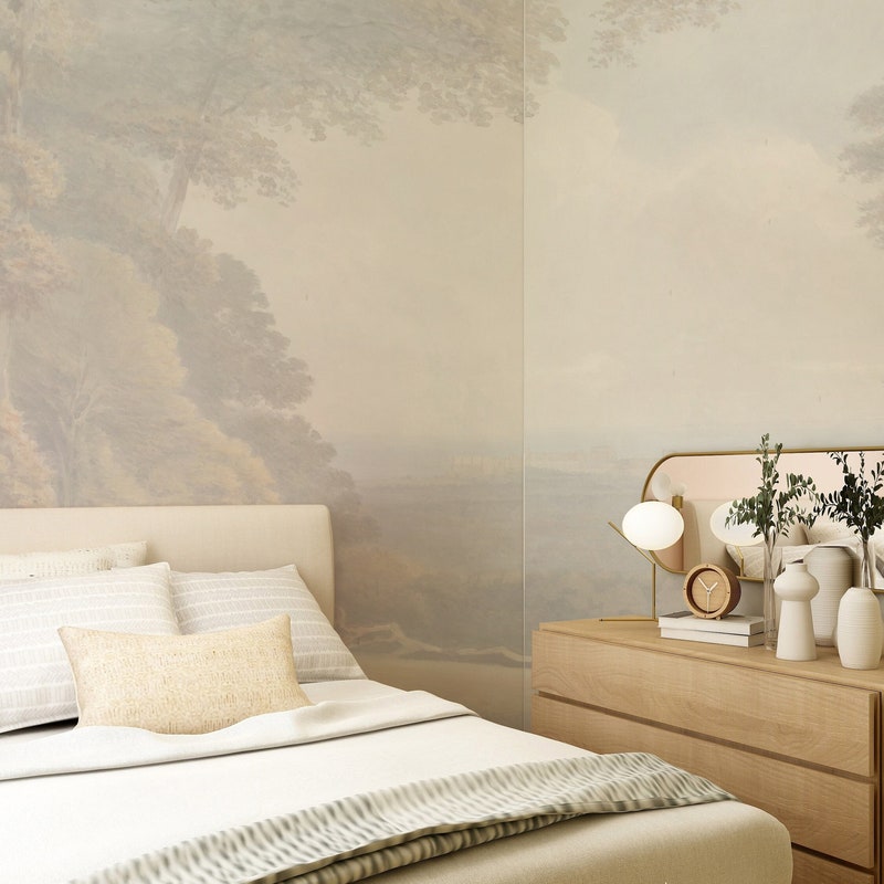 Watercolor Wall Mural - Etsy