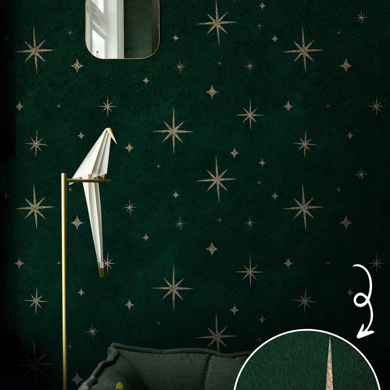Emerald Wallpaper - Etsy