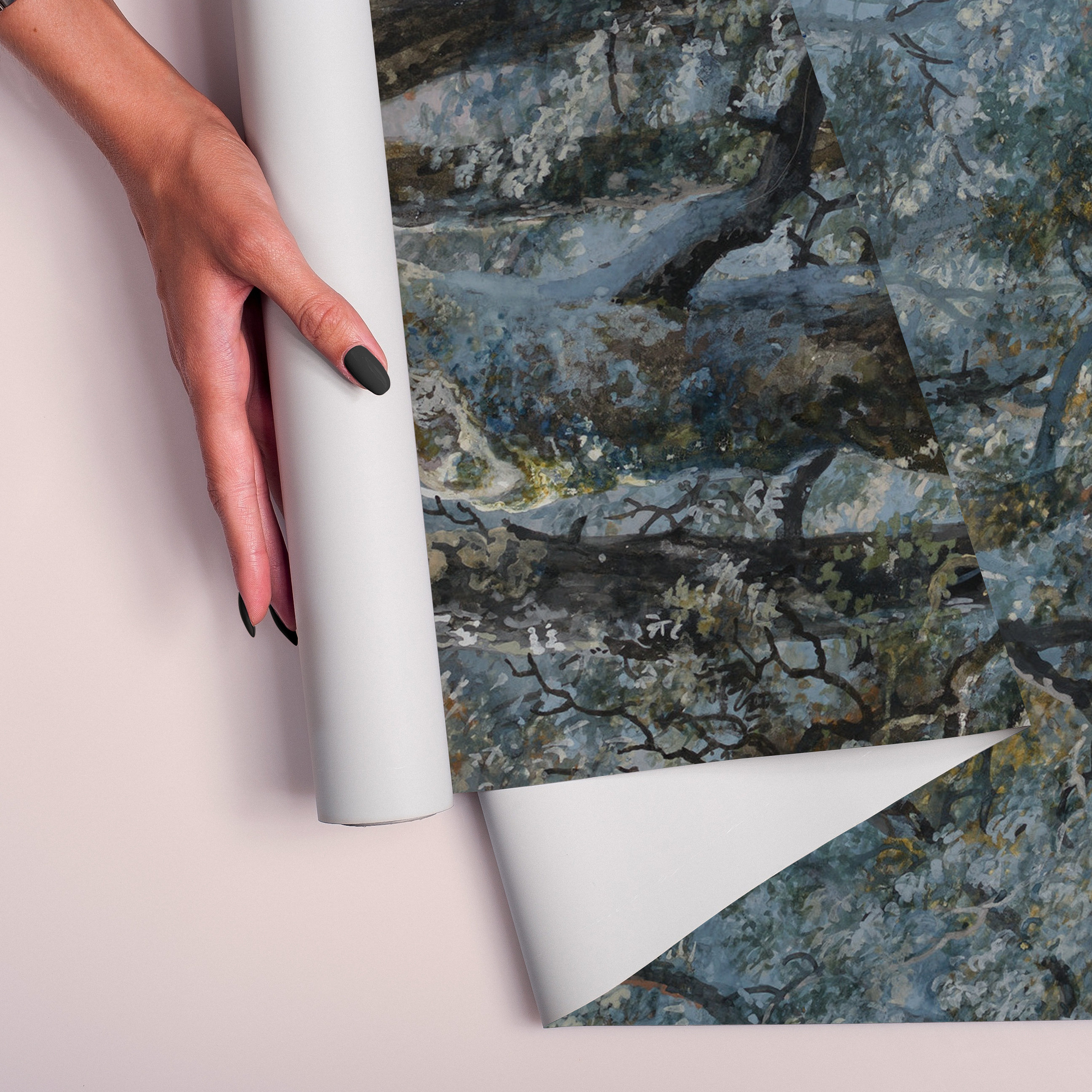 Tree Wall Mural Peel and Stick Forest Removable Wallpaper - Etsy