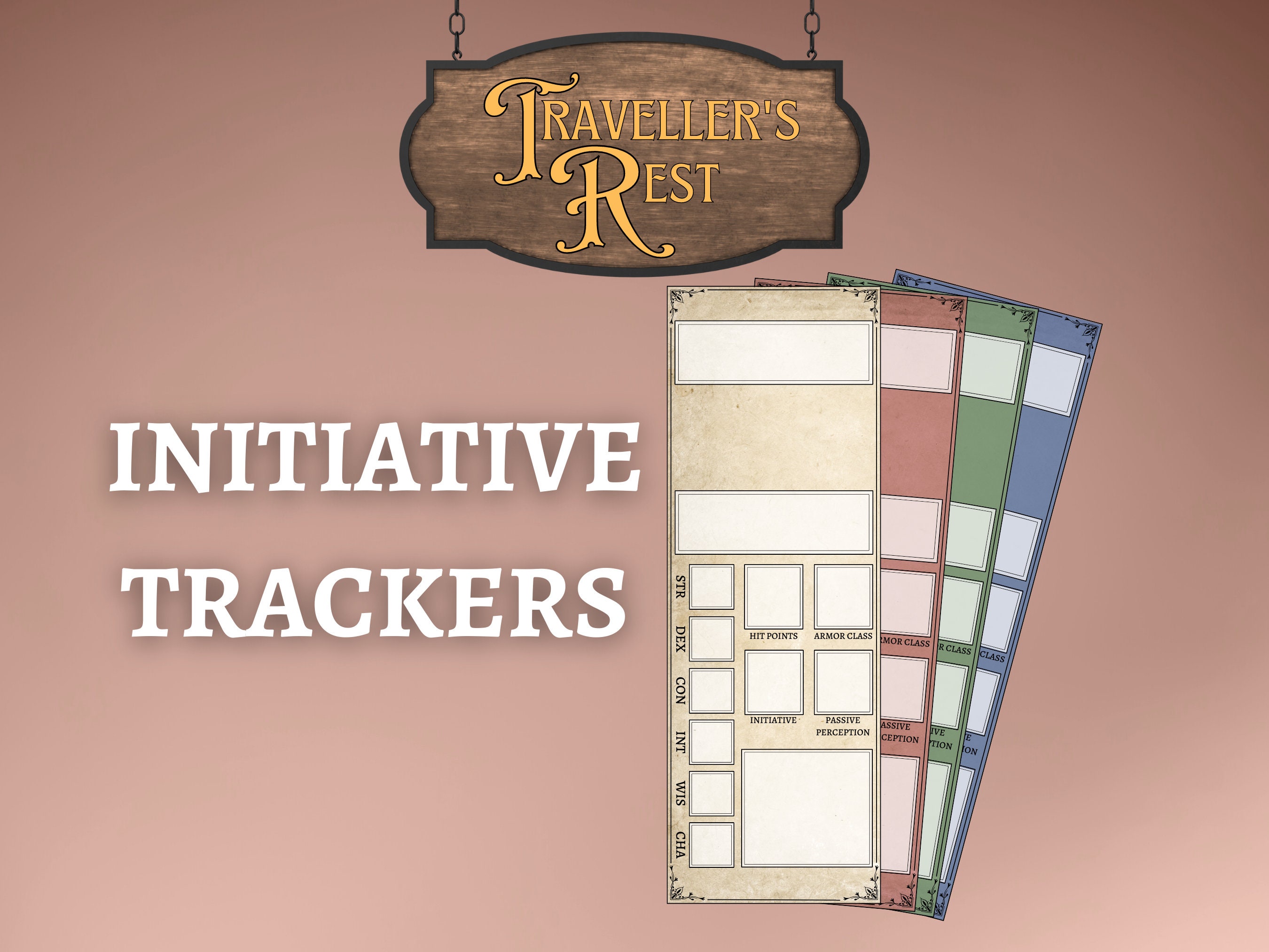 Interactive Printable Initiative Tracker Cards DM Screen - Etsy