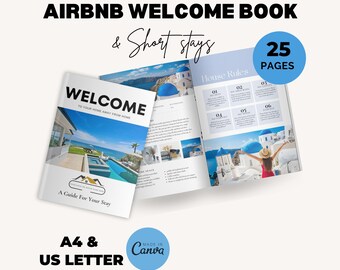 Airbnb Welcome Book Template - Etsy
