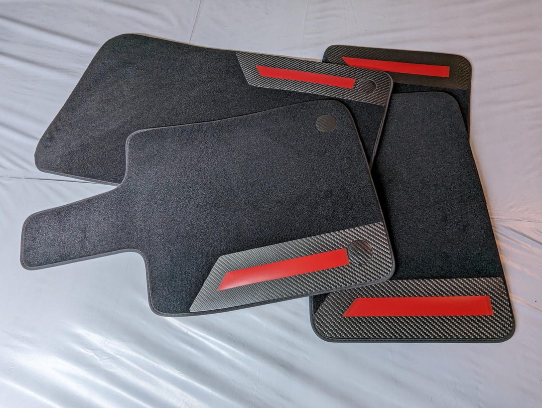 Porsche Panamera Floor Mats – 971 & 972 Velour Floor Mats – Black ...