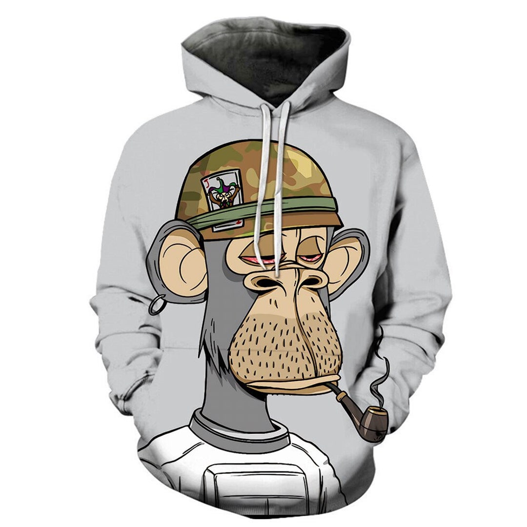 Monkey Hoodie High Quality Clothing Hooded Hoodie New - Etsy