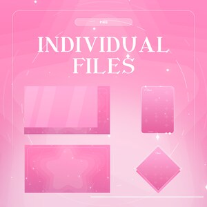 Starry Pink Animated Stream Package (digital Download) - Etsy