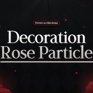 Gothic Rose Animated Stream Overlay Package: Red & Dark (digital File ...