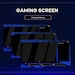 Dark Blue Stream Overlay Package Animated, Minimalist, Gaming, Twitch ...