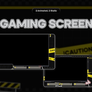 Urban Animated Stream Overlay Package, Yellow, Twitch, Panels ...