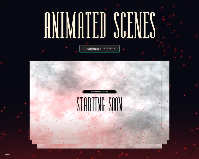 RPG Fantasy Animated Stream Overlay (digital Download) - Etsy