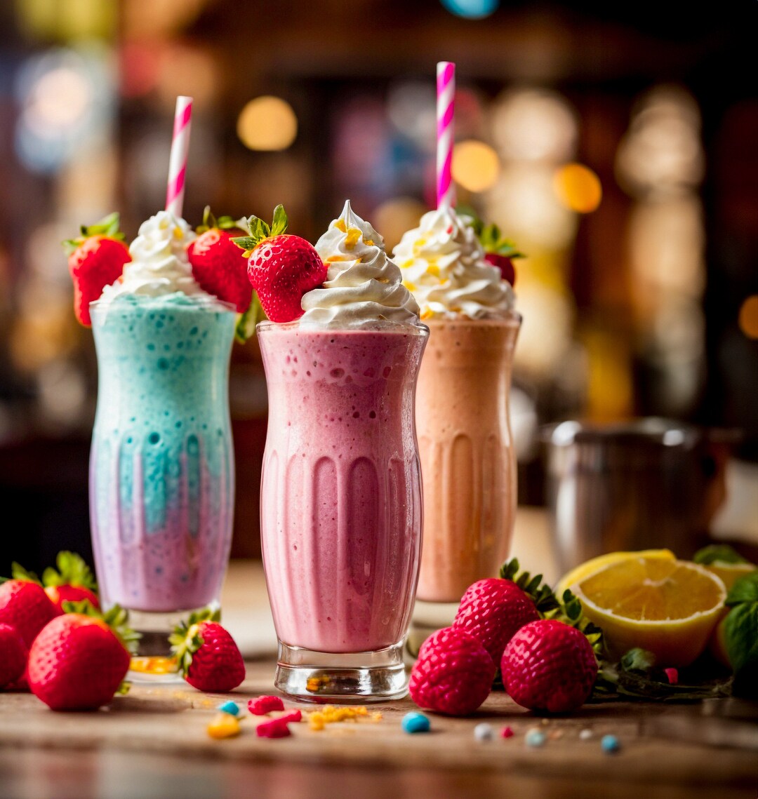 Milkshakes, Decor, Wall Decor Milkshake Drink, Thick and Creamy Shake ...