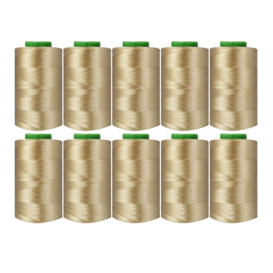 Silk Beige Thread, Machine Embroidery, Tassel Making Craft Thread 10 ...