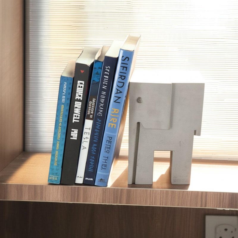 Concrete Bookends - Etsy