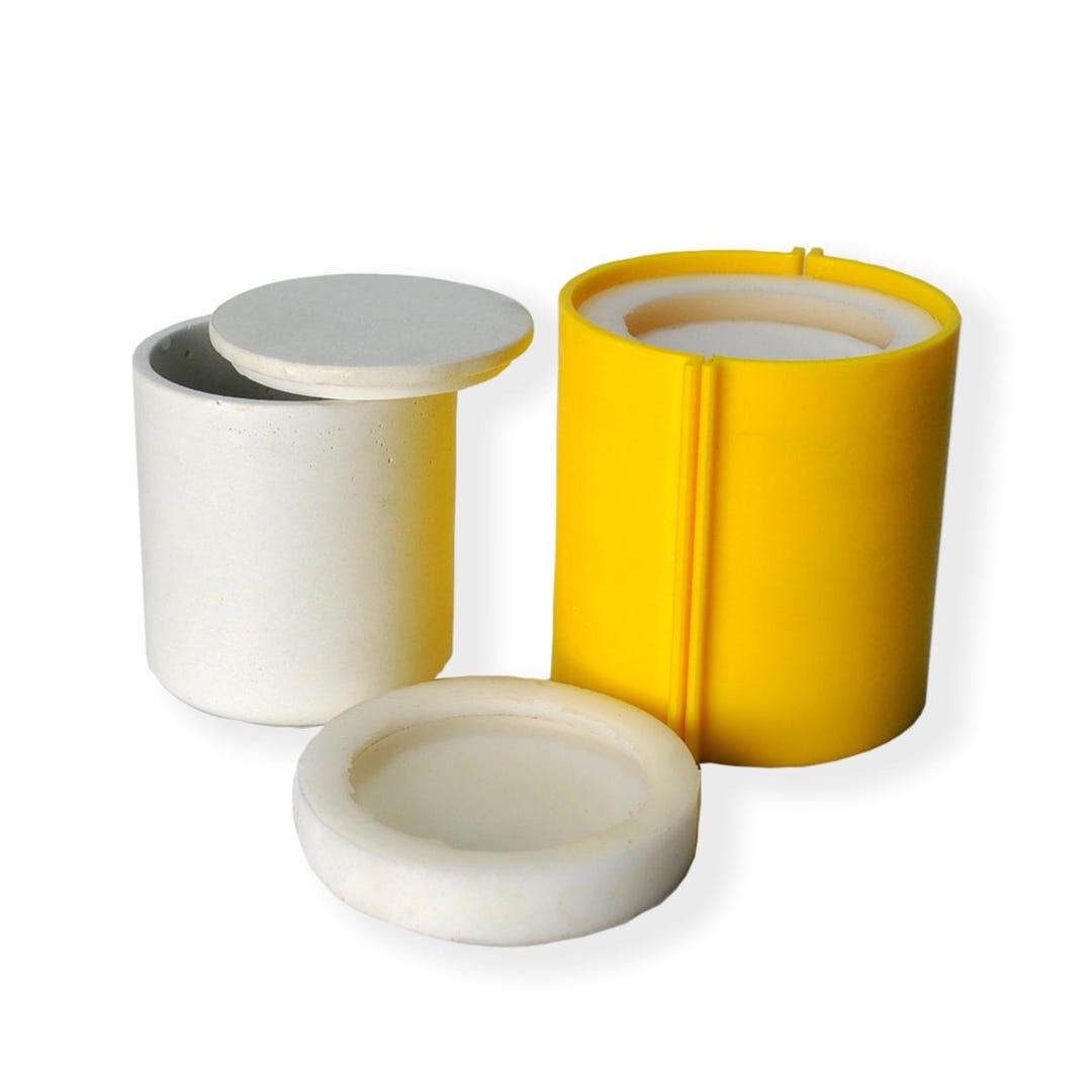 Candle Jar Silicone Mold MK3: 350ml 12oz Concrete Vessel, DIY Home ...