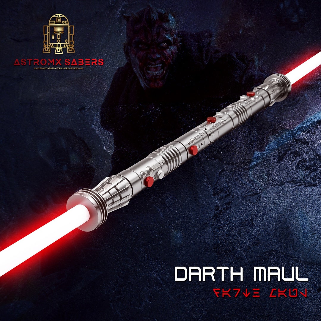 DARTH MAUL EP 1 Txq Staff 2 Sabers Neopixel Lightsaber - Etsy