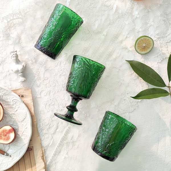 Green Glassware - Etsy