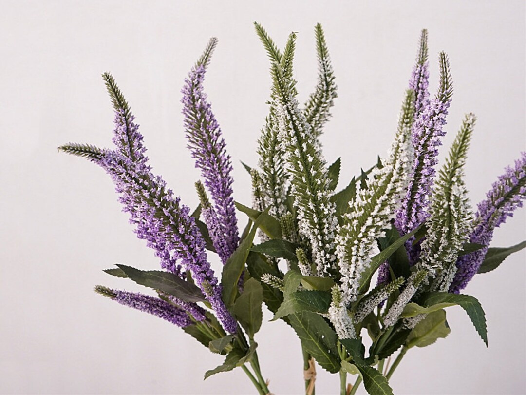 Small Spike Speedwell Bouquet Fake Buddleja Globosa Salvia - Etsy