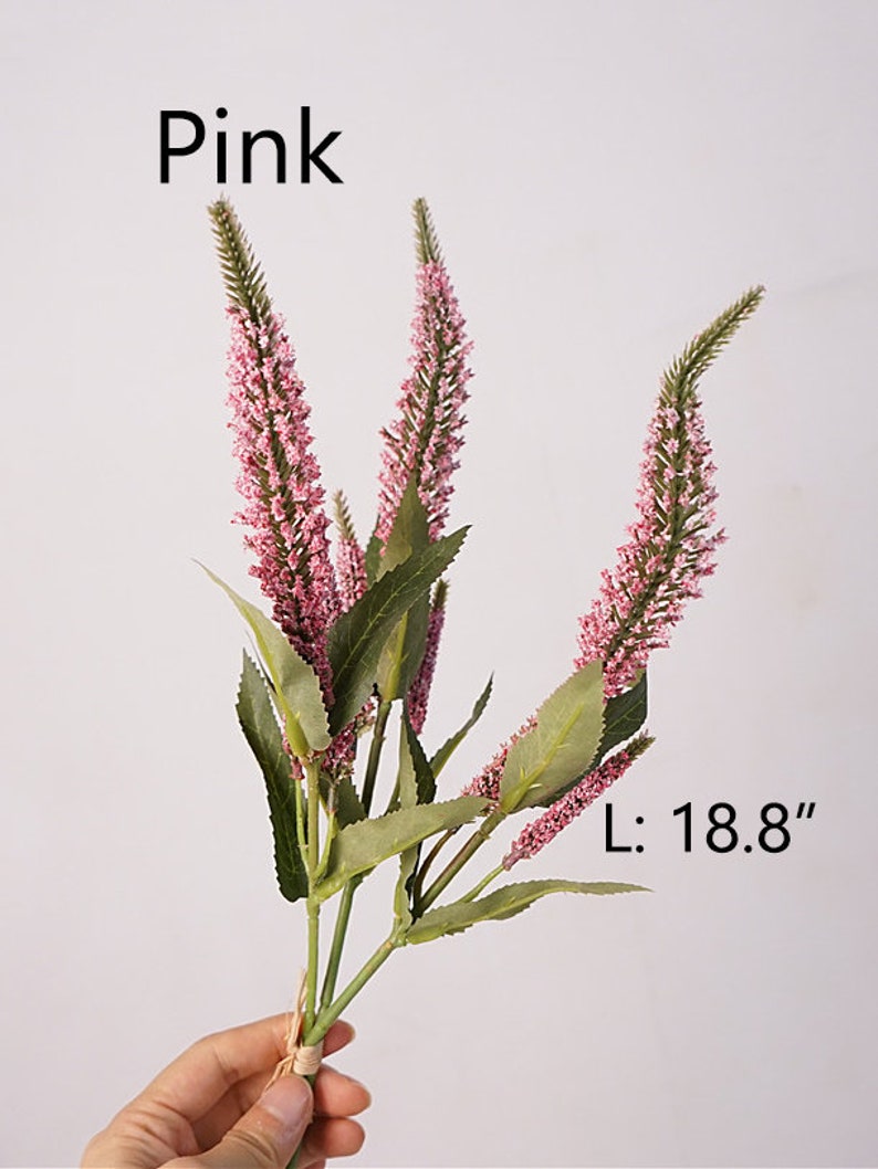 Small Spike Speedwell Bouquet Fake Buddleja Globosa Salvia - Etsy