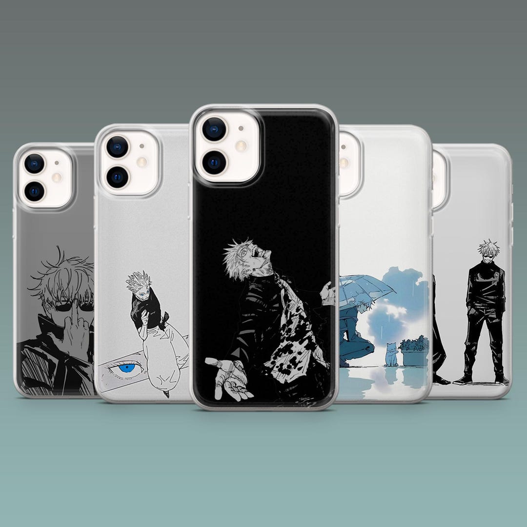 Satoru Gojo Phone Case Geto Jujutsu Kaisen Cover for iPhone 16, 15, 14 ...