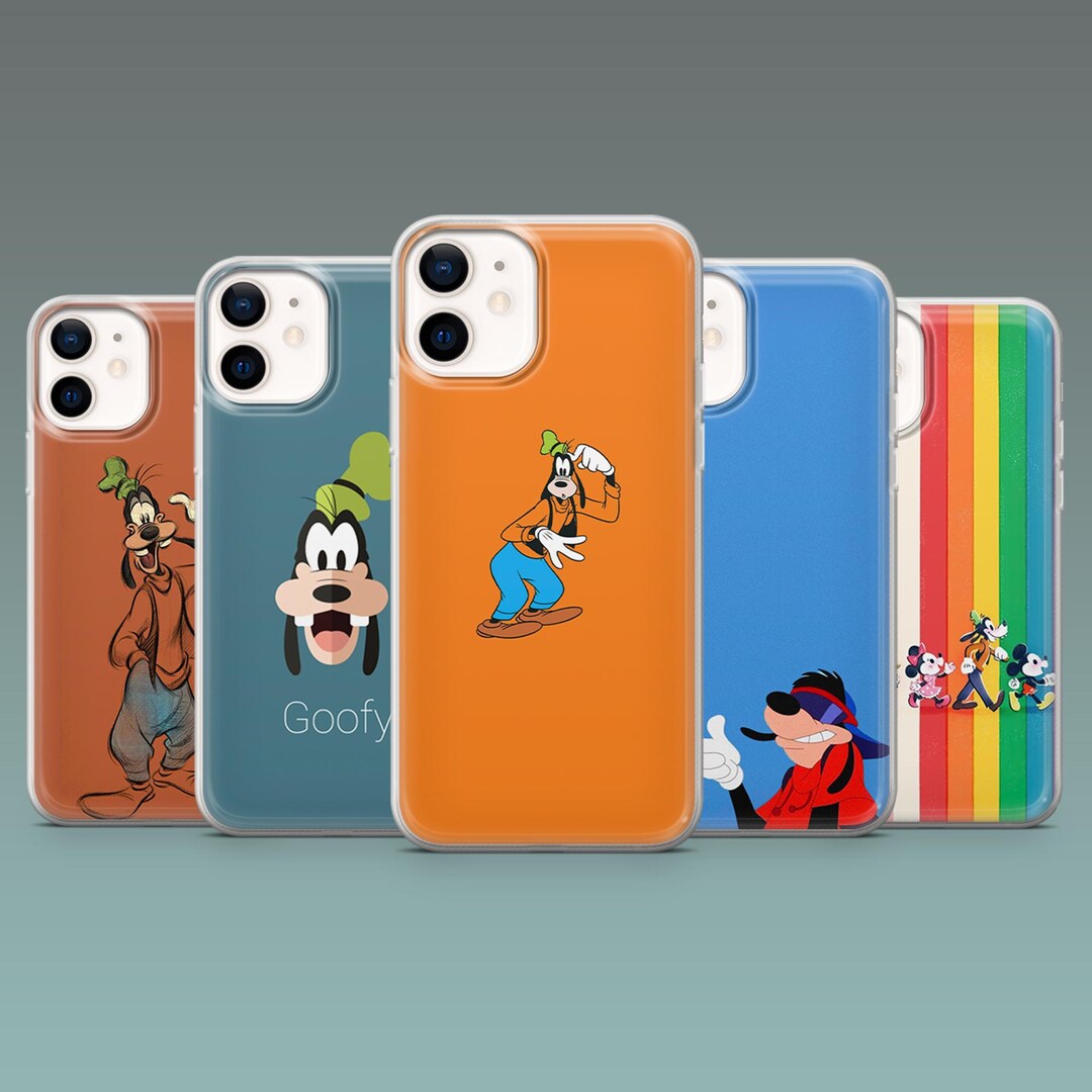 Goofy Phone Case Funny Disney Dog Cover for iPhone 16, 15, 14, 13, 12 ...