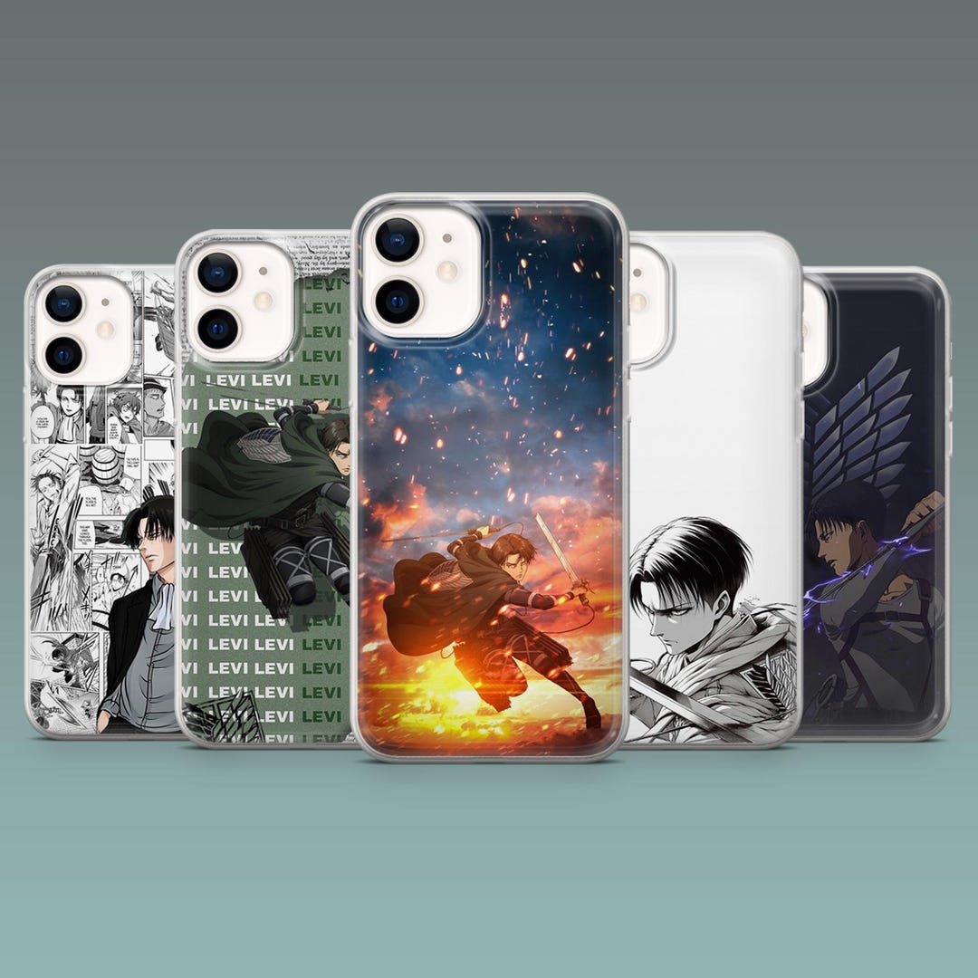 Levi Ackerman Phone Case Attack on Titan AOT Cover for iPhone 16, 15 ...