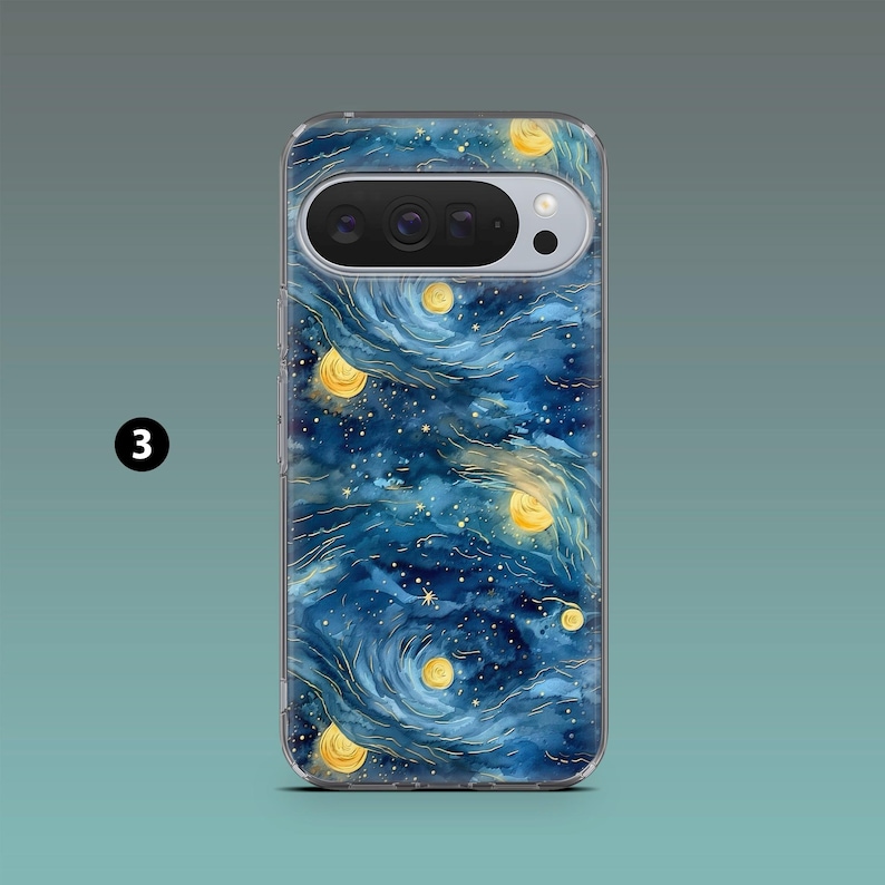 Starry Night Phone Case Van Gogh Art Cover for Google Pixel 10, 10pro ...