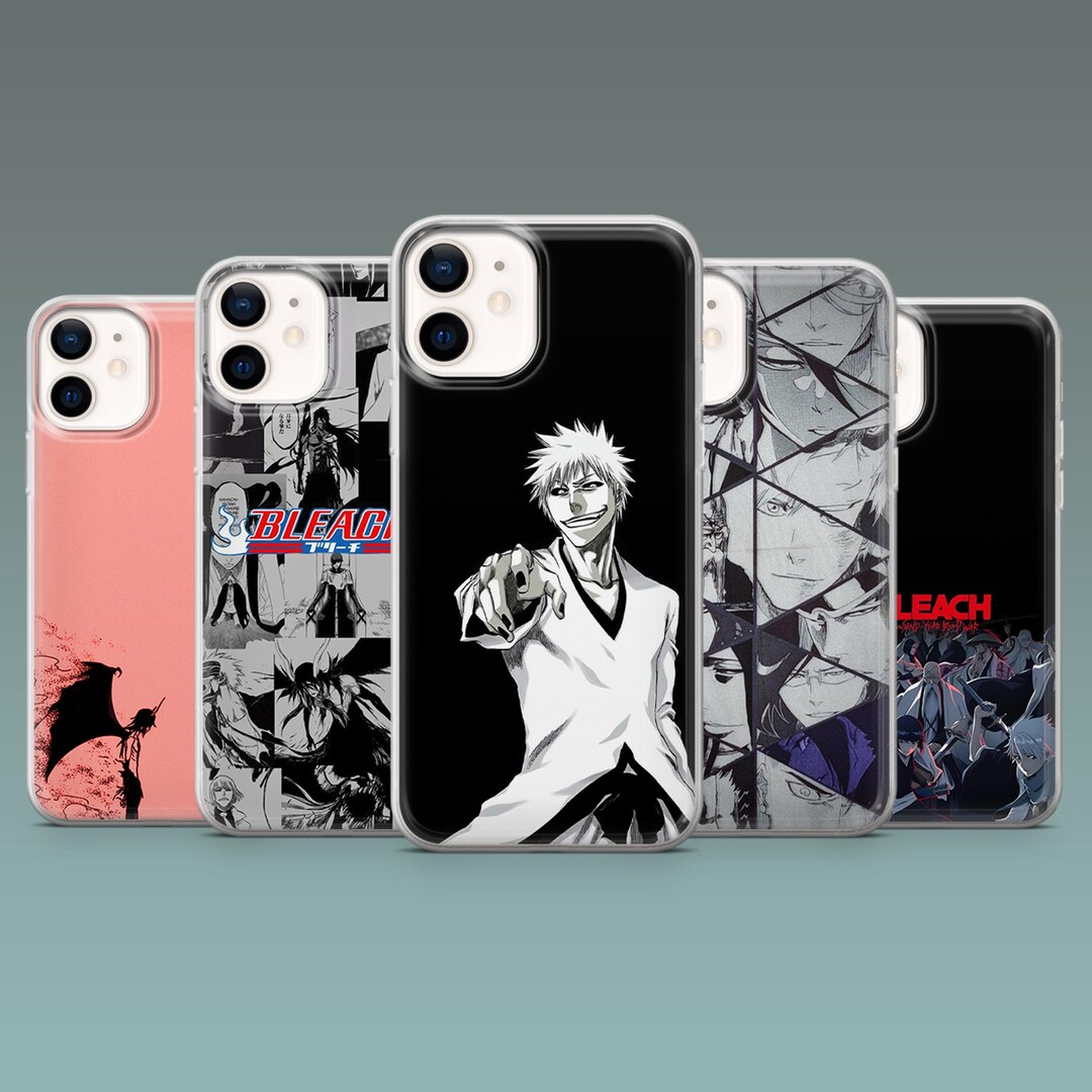 Bleach Anime Phone Case Ichigo Kurosaki Cover for iPhone 16e, 15 Pro ...
