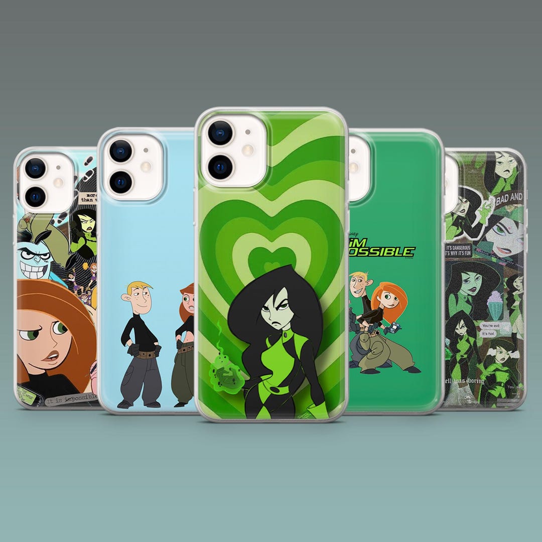Kim Possible Phone Case Disney Shego Cover for iPhone 16pro, 15, 14, 13 ...